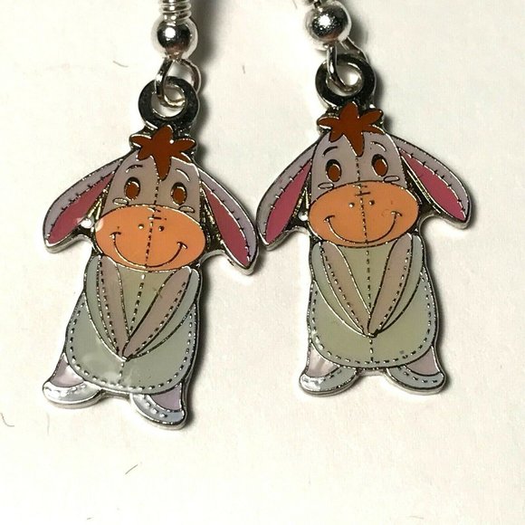 Disney | Jewelry | Vintage Disney Eeyore Earrings Winnie The Pooh ...